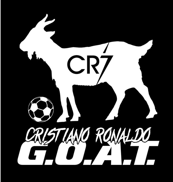 Cristiano Ronaldo G.O.A.T. shirt GOAT Juventus Portugal Soccer Football ...