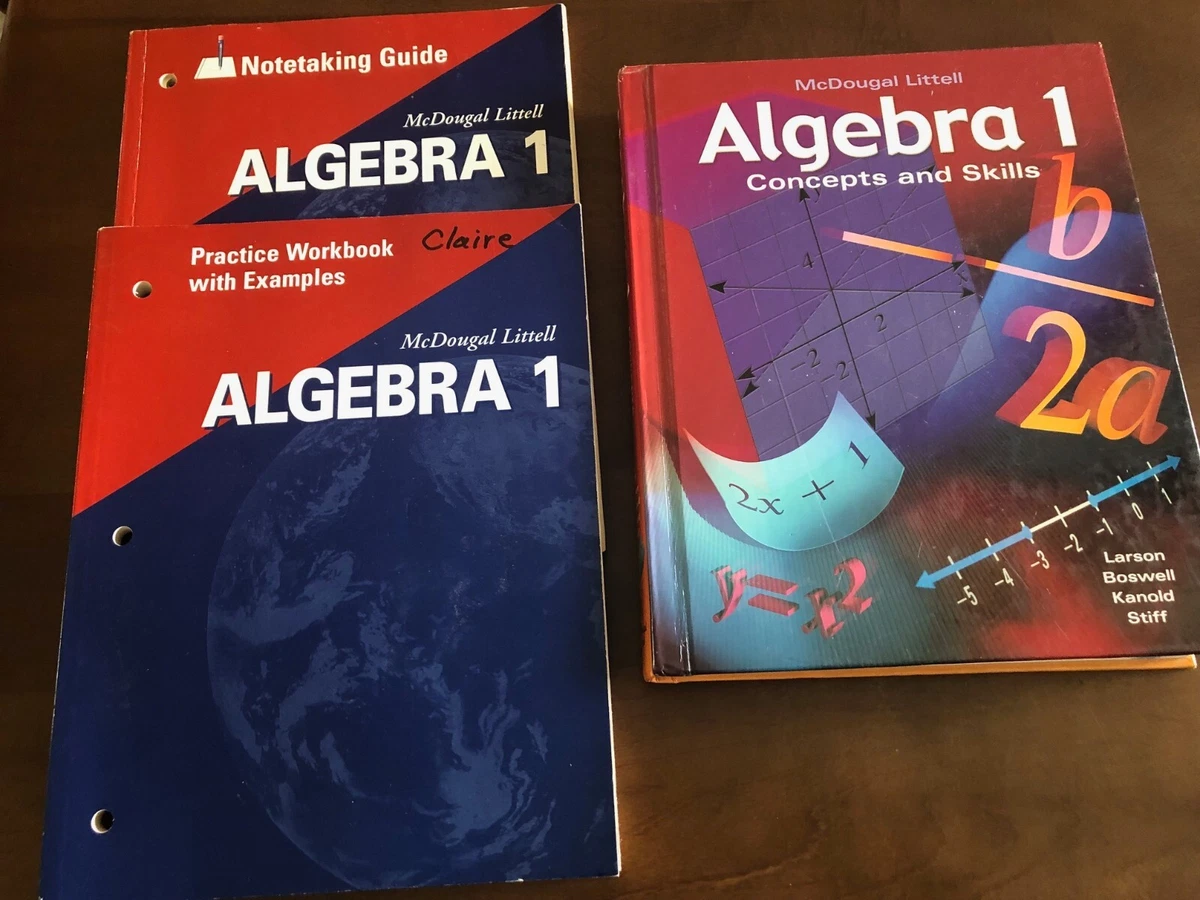 Algebra 1 Textbook Mcdougal Littell