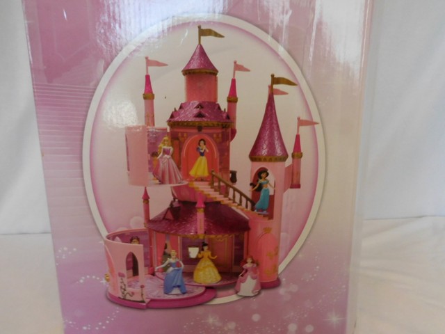 Disney Princess Deluxe Castle Playset 6 Princesses Belle Ariel Jasmine ...