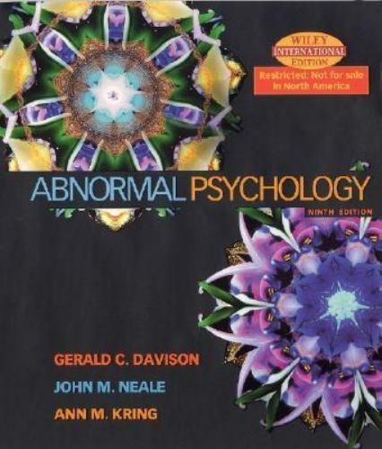 Abnormal Psychology by Davison, Gerald C.; Neale, John M.; Kring, Ann M ...
