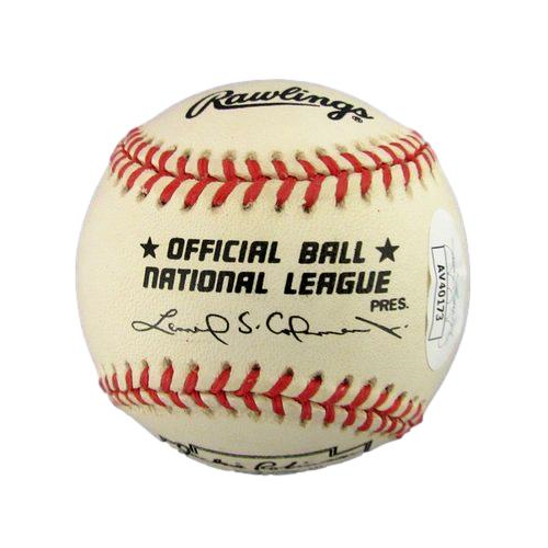 Clyde Sukeforth Signed/Inscr ONL Baseball 1947 Brooklyn Dodgers MGR JSA ...