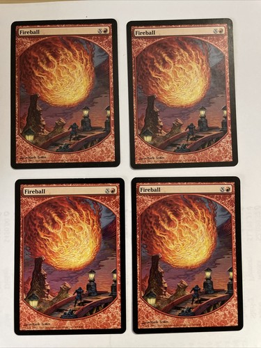 4x player rewards Fireball Magic the Gathering | eBay