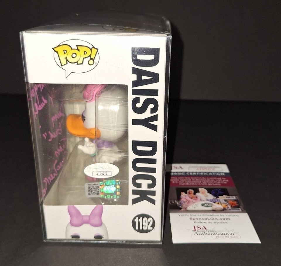 Tress MacNeille Signed Autographed Funko Disney Daisy Duck JSA COA | eBay