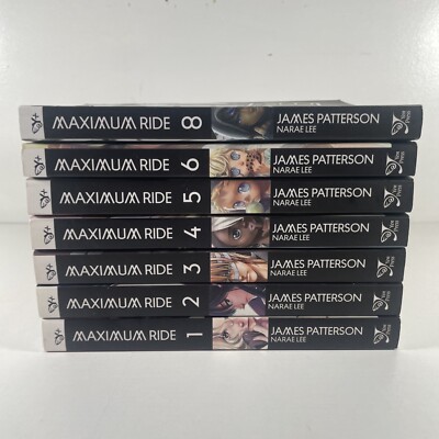 Lot of 7 Maximum Ride Manga books James Patterson Graphic Novels | eBay