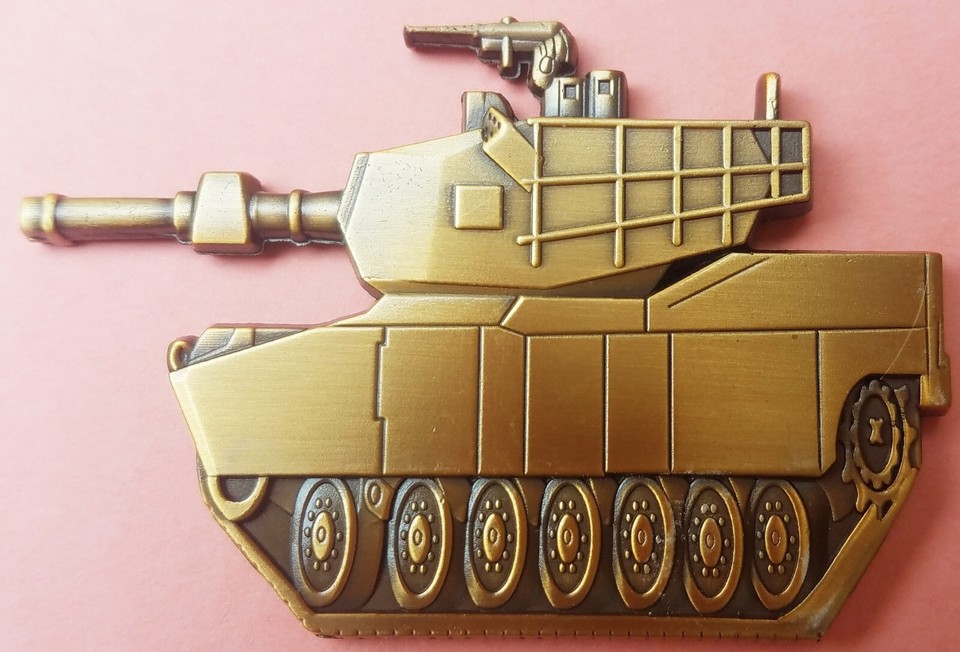 US Army MOS 19K M1A1 Battle Tank Challenge Coin. 2" a 109 | eBay