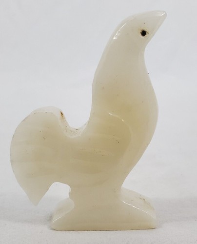 VINTAGE ~ Hand Carved Marble Stone Animal Figurines - "Rooster" | eBay