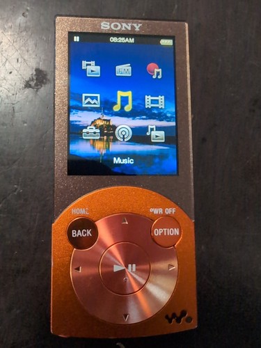 Sony Walkman NW-S644 Digital Media Player Memory 8GB Tennessee Orange ...