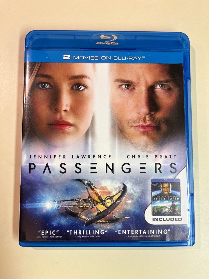Passengers Blu-ray, 2016 Sci-Fi- Romance, Jennifer Lawrence, Chris ...