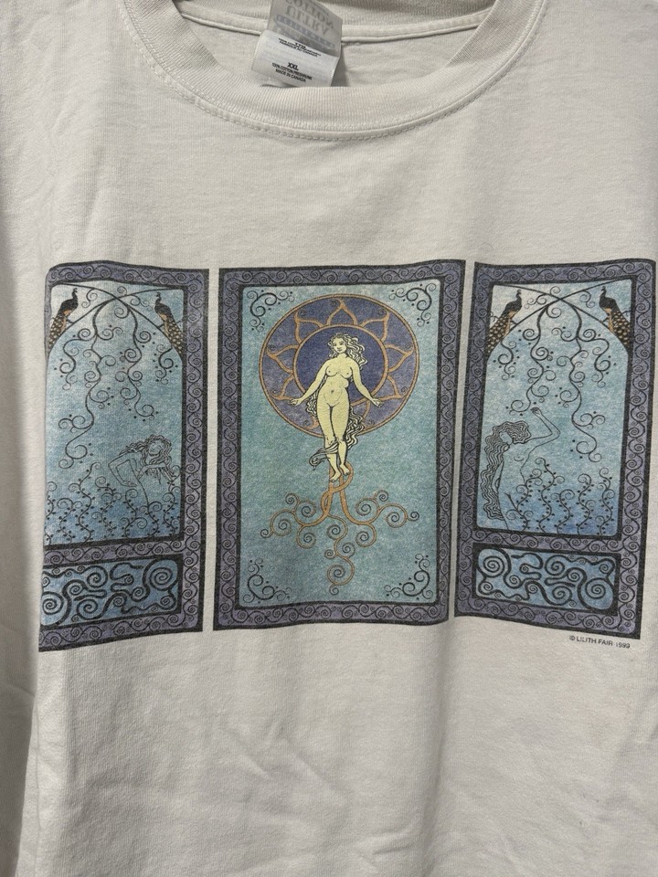 Lilith Fair Original 1997-1998 T-shirt Size XL Beige Extremely Rare ...