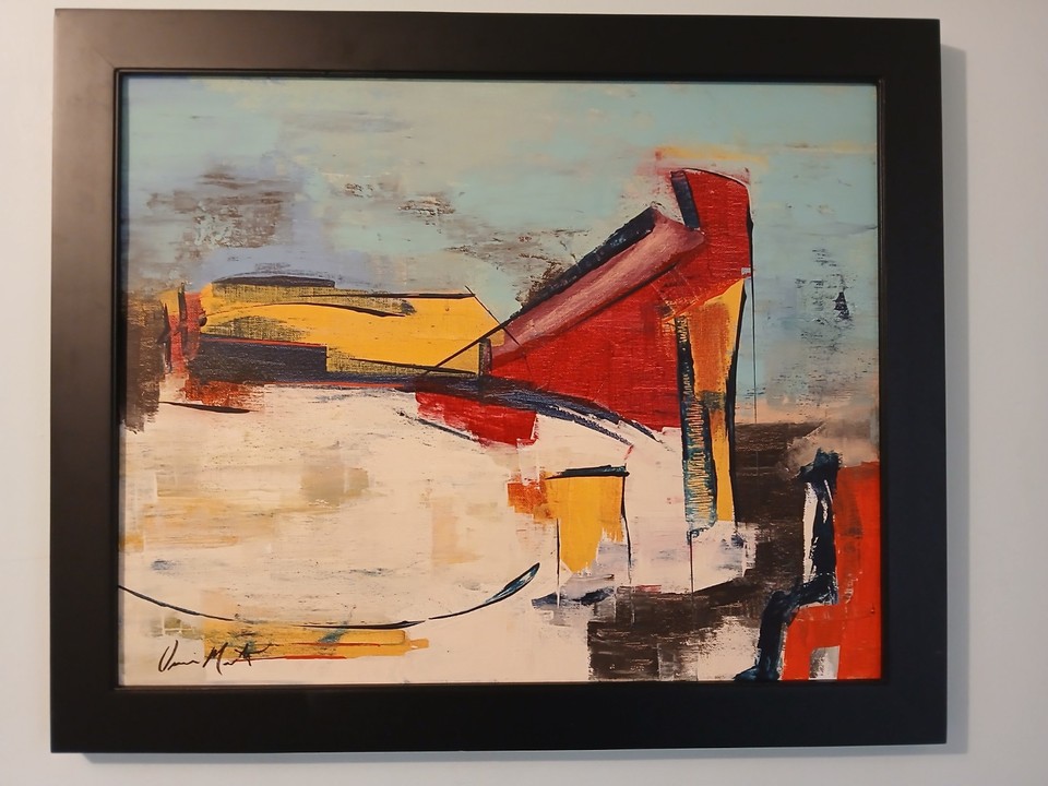 Original Abstract Acrylic Painting On Canvas. By Vincent Martin | eBay