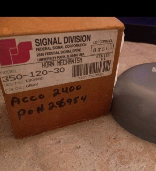 Federal Signal 350 Vibratone 782979205302| eBay