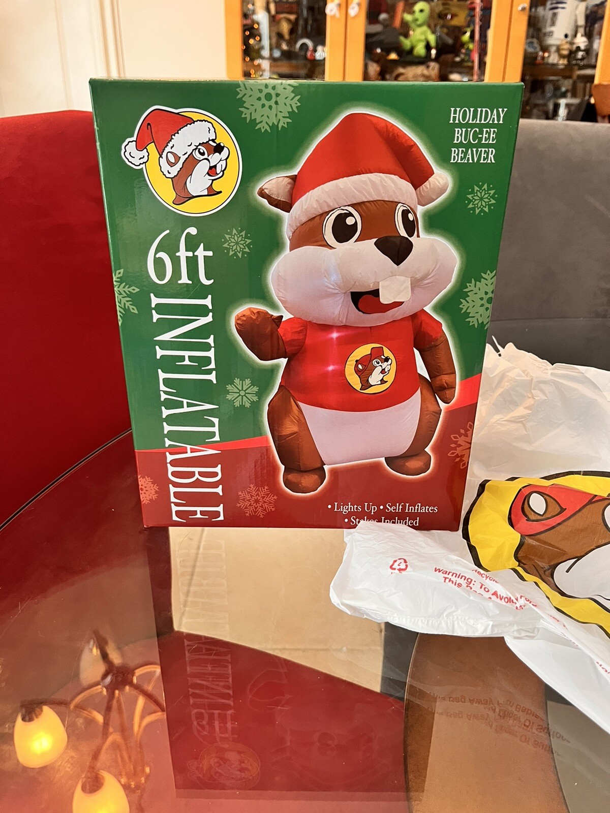 Buc-ee's Beaver Mascot 6' Ft Holiday | Grelly UK