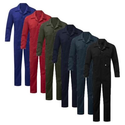 Fort Zip Front Coverall Zip Front Pockets Action Back Covered Placket ...