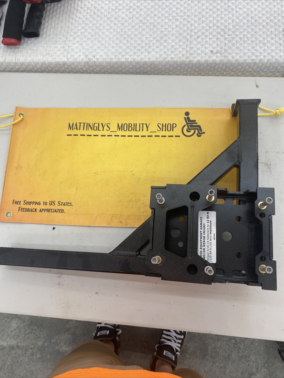 🥇Bruno VSL-600 Lift Base Mount W/ Hardware 250lbs DEC00361 *L@@K WoW ...