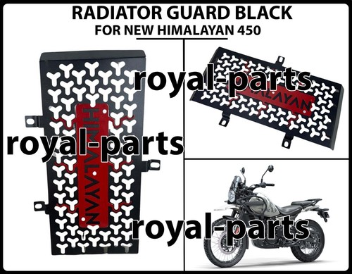 BLACK "RADIATOR GUARD" FIT FOR ROYAL ENFIELD NEW HIMALAYAN 450 | eBay ...