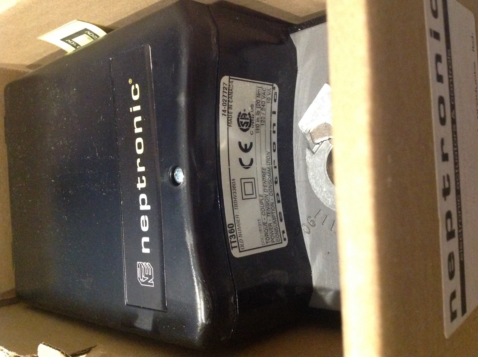 Neptronic Electronic Actuator TT360 TBTHV3360A | eBay