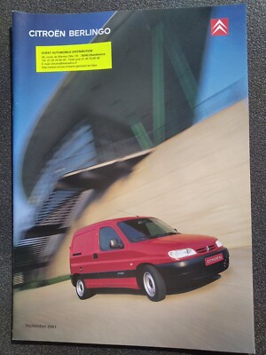 CATALOGUE / BROCHURE CITROËN BERLINGO V.U. 08/2001 36 pages FR | eBay