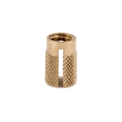E-Z Press Brass Threaded Insert for Plastic - Flush 4-40, 6-32, 8-32 ...