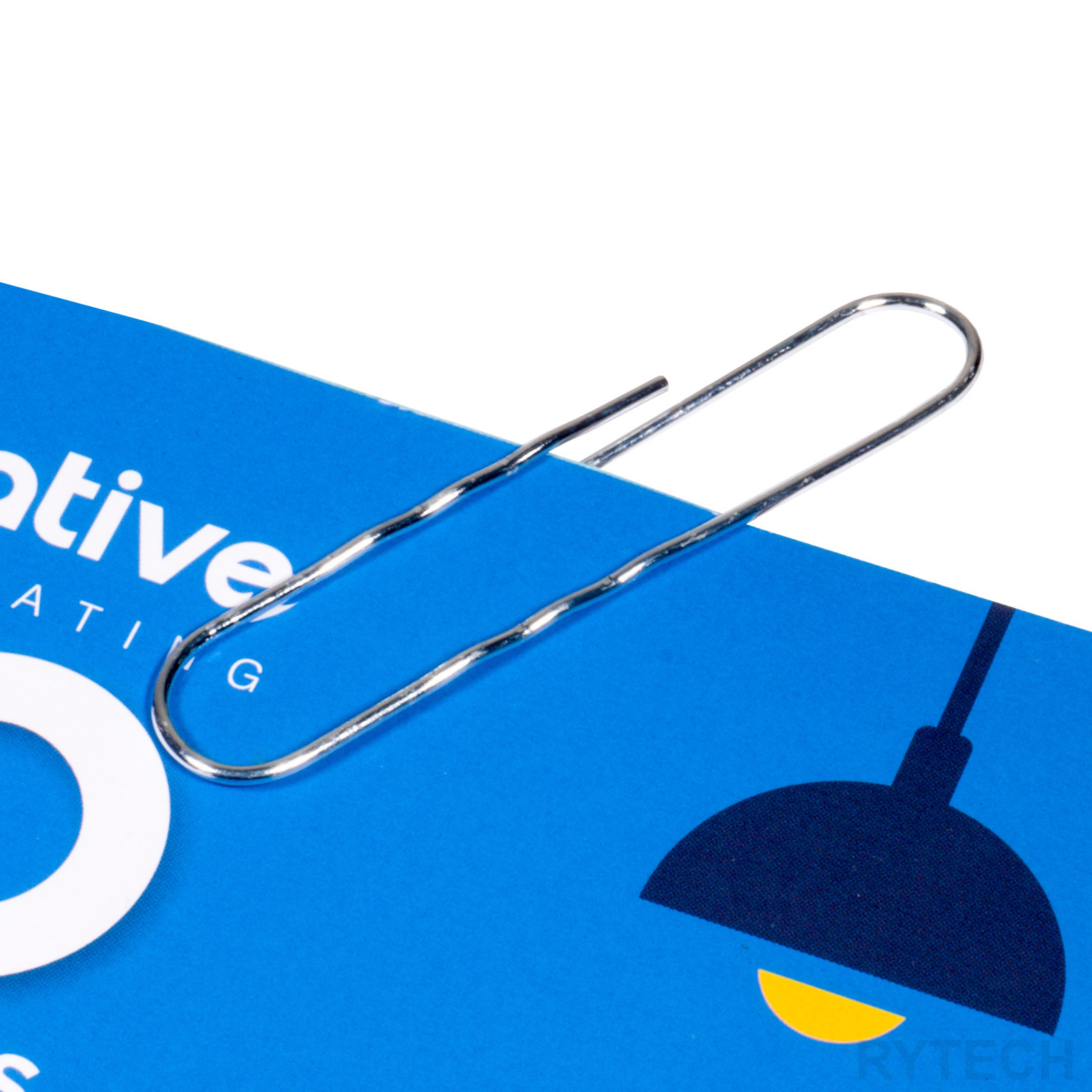 75mm Jumbo Wavy Paper Clips Polished Steel Large Office Filing Box ...