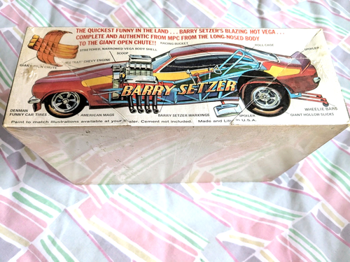 **FACTORY-SEALED ORIGINAL VINTAGE MPC BARRY SETZER LONG-NOSED VEGA ...