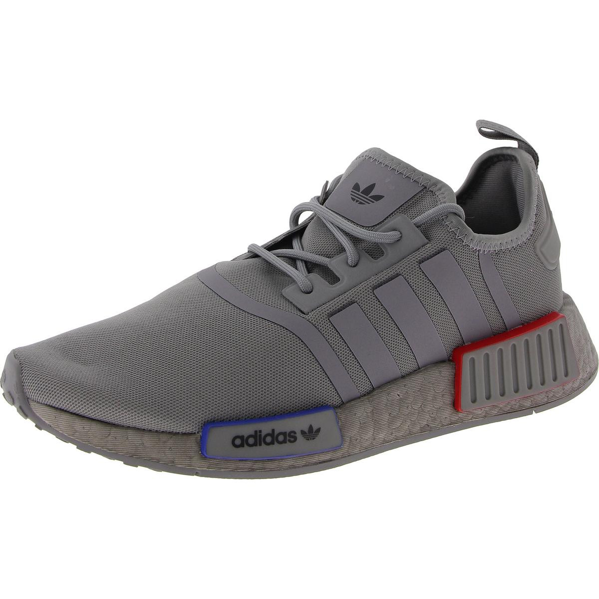 Adidas Mens NMD_R1 Gray Running & Training Shoes Shoes 8 Medium (D ...