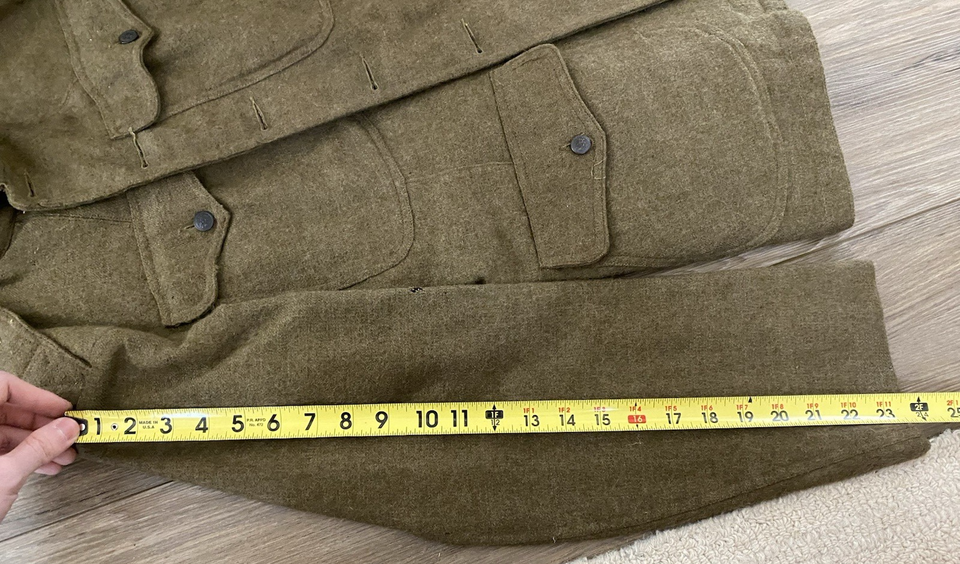 WWI WW1 US AEF M1917 Uniform Tunic! 40th "Sunshine" Division! | eBay