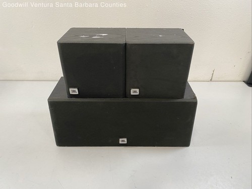 Pair of Flix1 Surround Speakers & Center Channel Speaker - Tested | eBay
