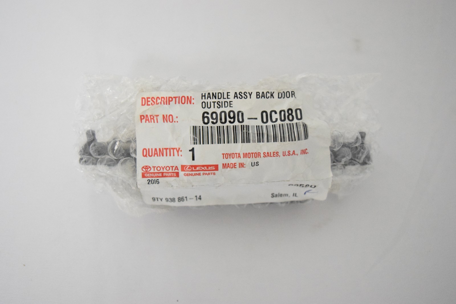 TOYOTA GENUINE 98-03 Sienna / 01-07 Sequoia Lift Gate Hatch Handle ...