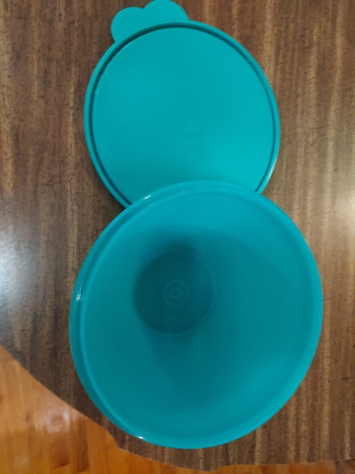 Vintage TEAL tupperware bowl 7inch With LID,VGC. | eBay