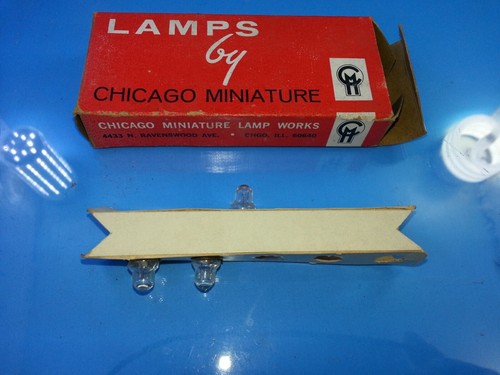 No.222 #222 Miniature indicator lamp bulb 2.25v - 0.25 Amp screw base ...