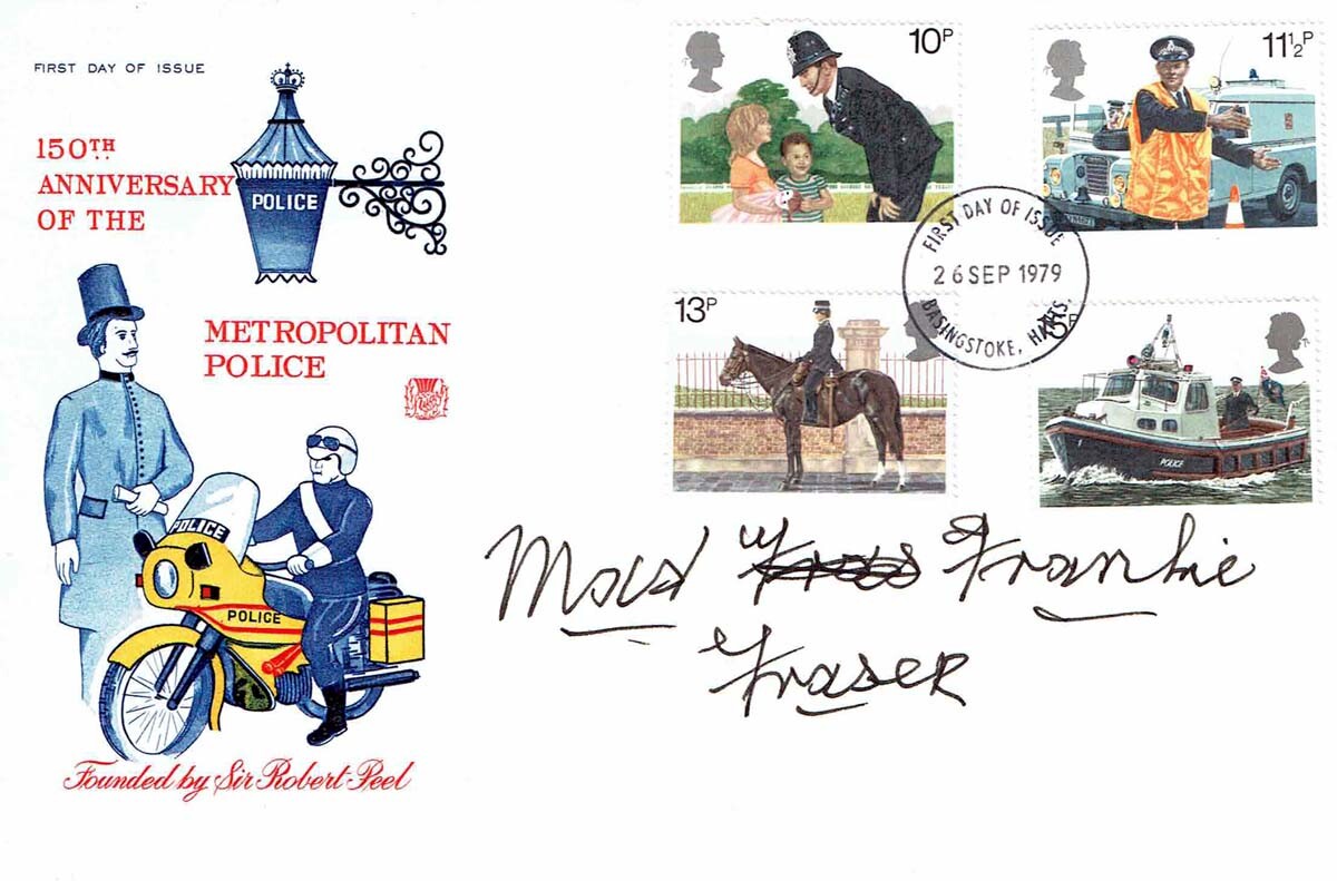 Mad Frankie Fraser Signed Autograph First Day Cover FDC + COA | eBay