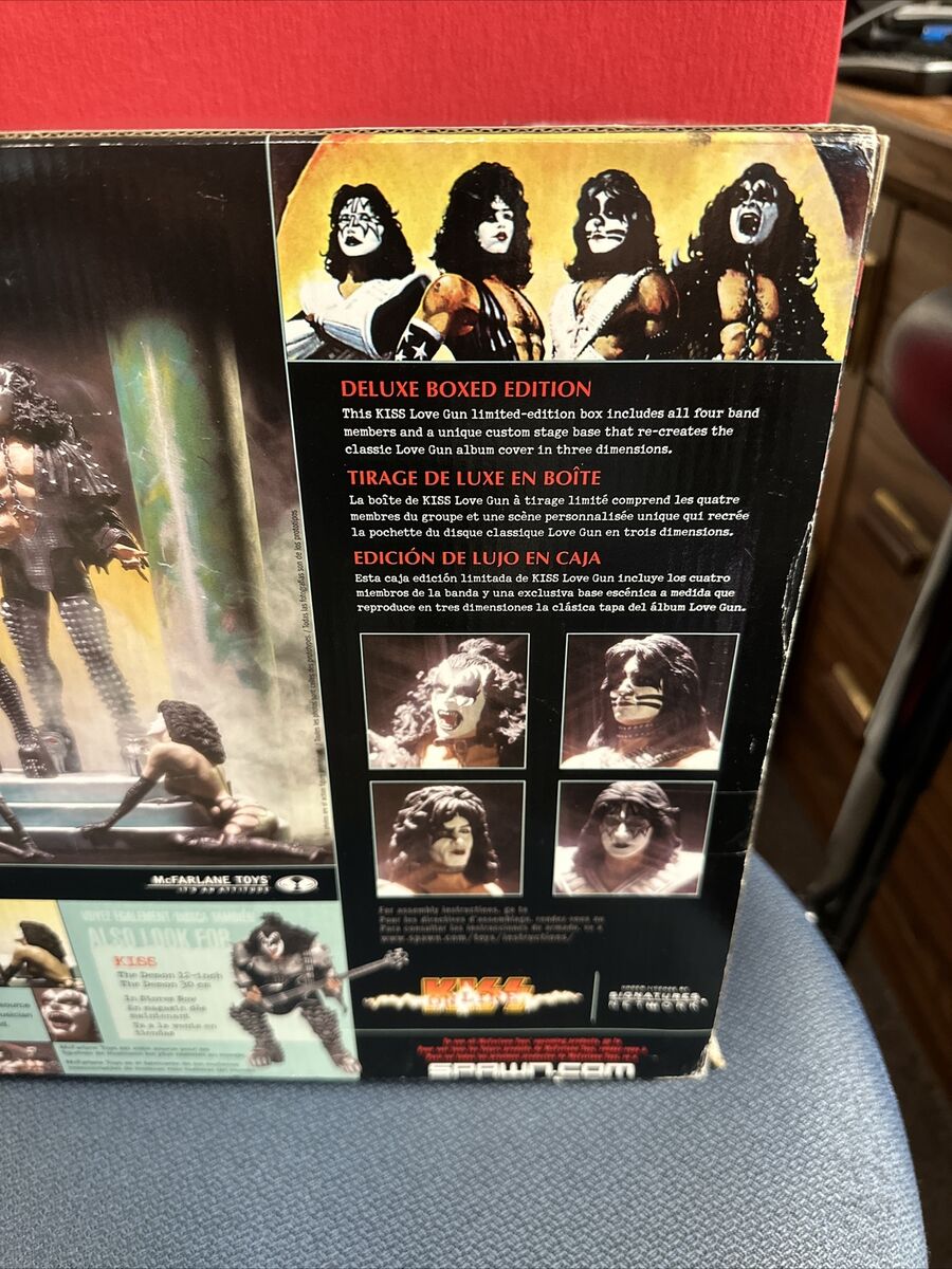 Kiss Love Gun Action Figures - McFarlane - Deluxe Boxed Kiss Love Gun Action Figures - McFarlane - Deluxe Boxed