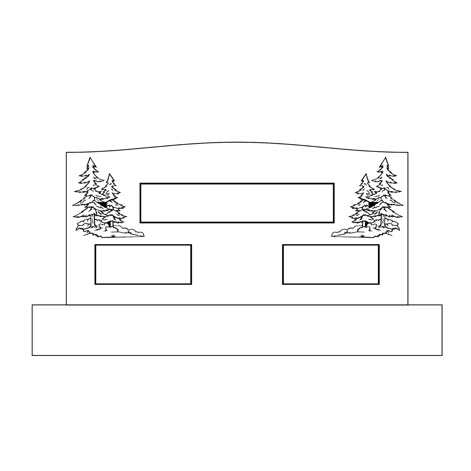 Cemetery headstone- companion - includes engraving- multi design ...