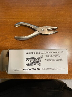 hasco style 513 single action applicator use with style 413 metal ear ...