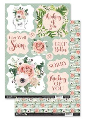 BEAUTIFUL GET WELL SOON TOPPERS & BACKING CARD FOR CARDS & CRAFTS | eBay UK