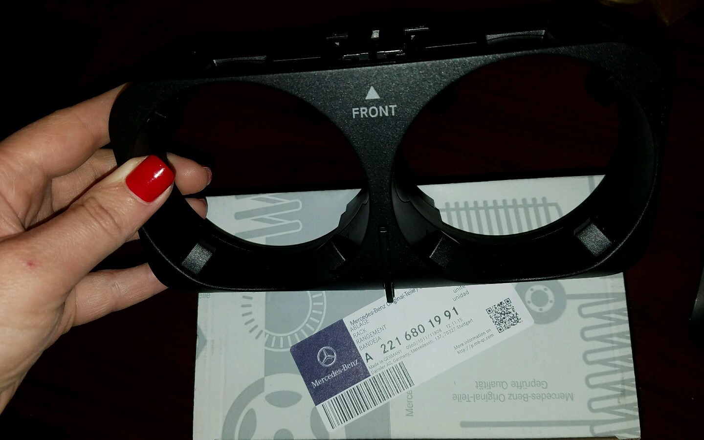 Mercedes OEM S550 Instrument Panel Dash-Cup Holder 2216801991 | eBay