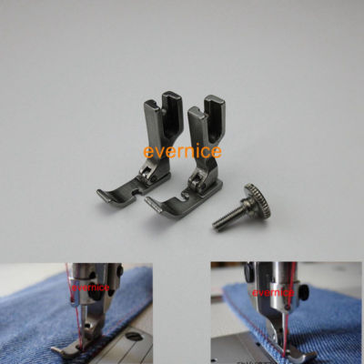 Hinged Left & Right Zipper Cording Foot Set for Industrial Sewing ...