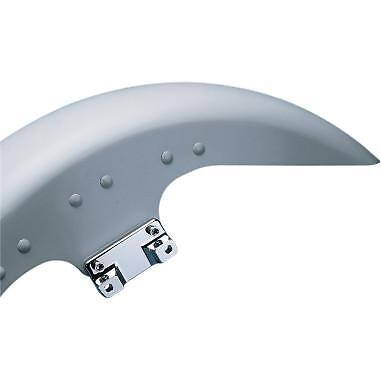 Drag Specialties Chrome Front Fender Adapters 80-13 Harley Touring FLHT ...