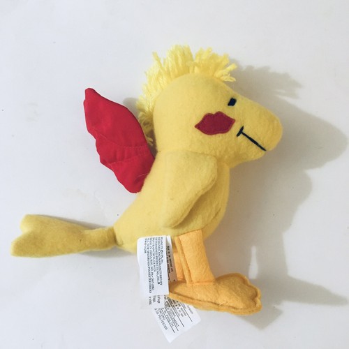 WOODSTOCK CUPID Peanuts Gang 7" Plush Red Wings & Kiss on Cheek Soft ...