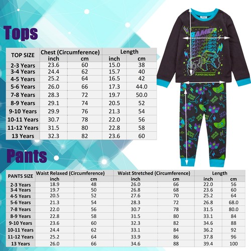 Boys Kids Gaming Pyjama Pajamas Pj Set Gamer Nightwear Gift Sleepwear 2 ...