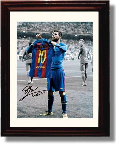 Unframed Lionel Messi Autograph Promo Print - #10 Jersey - Spanish Club ...
