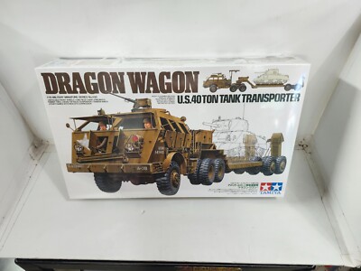 Tamiya Dragon Wagon U.S. 40 Ton Tank Transporter Model Kit 1/35 | eBay