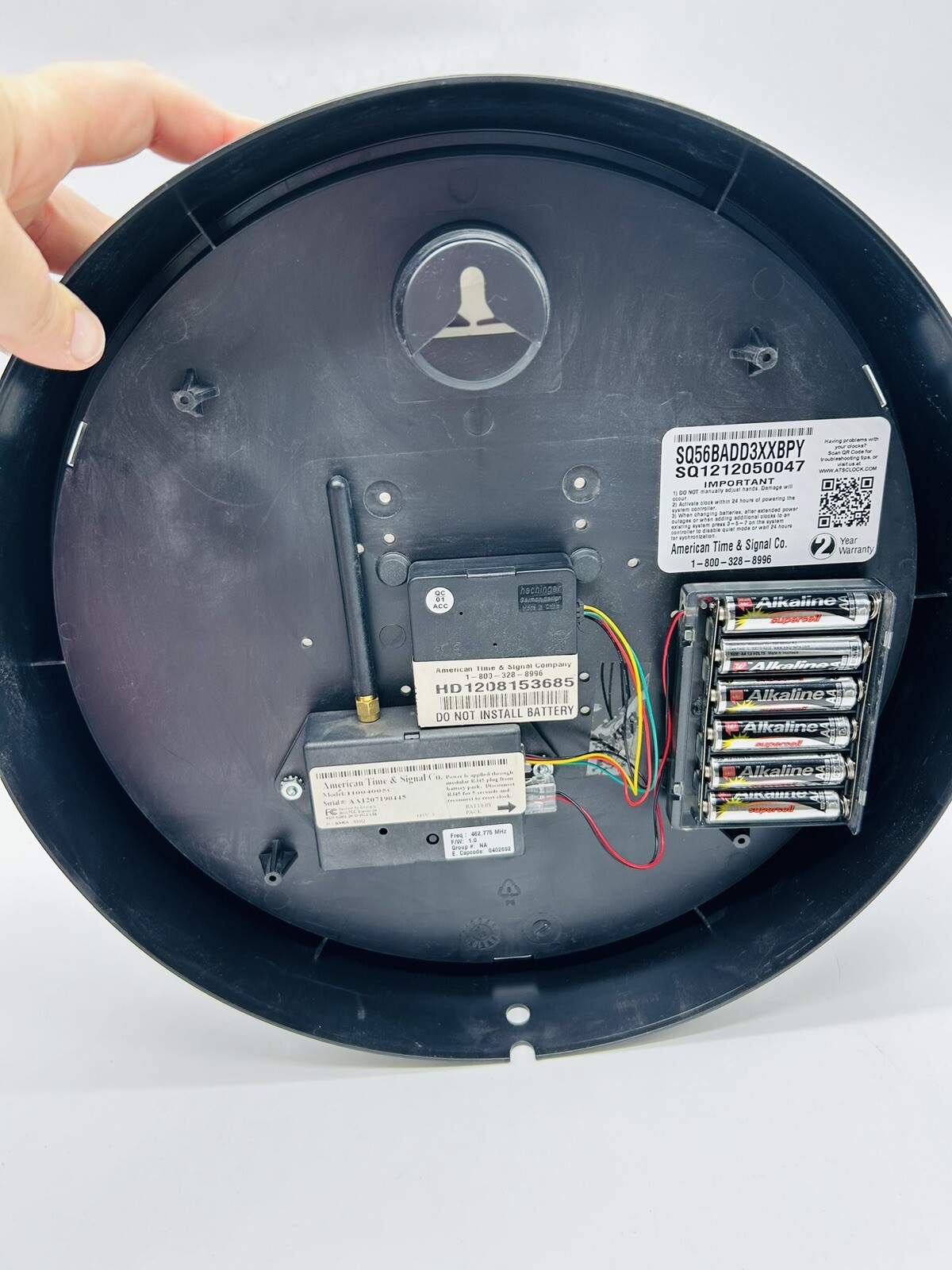 American Time and Signal Company 13” Wall Clock BOEING SQ56BADD3XXBPY ...