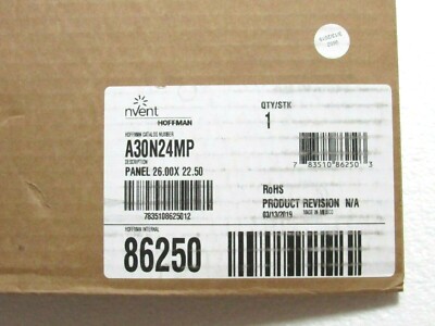 Hoffman A30N24MP 30 x 24 Medium Type 1 Enclosure Painted Steel Panel ...