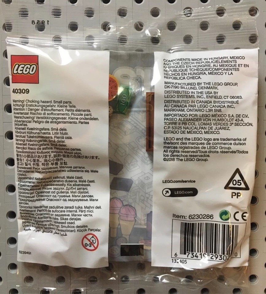 LEGO Xtra 40309 Food Accessories Polybag New Apple Carrot Fish Pizza ...