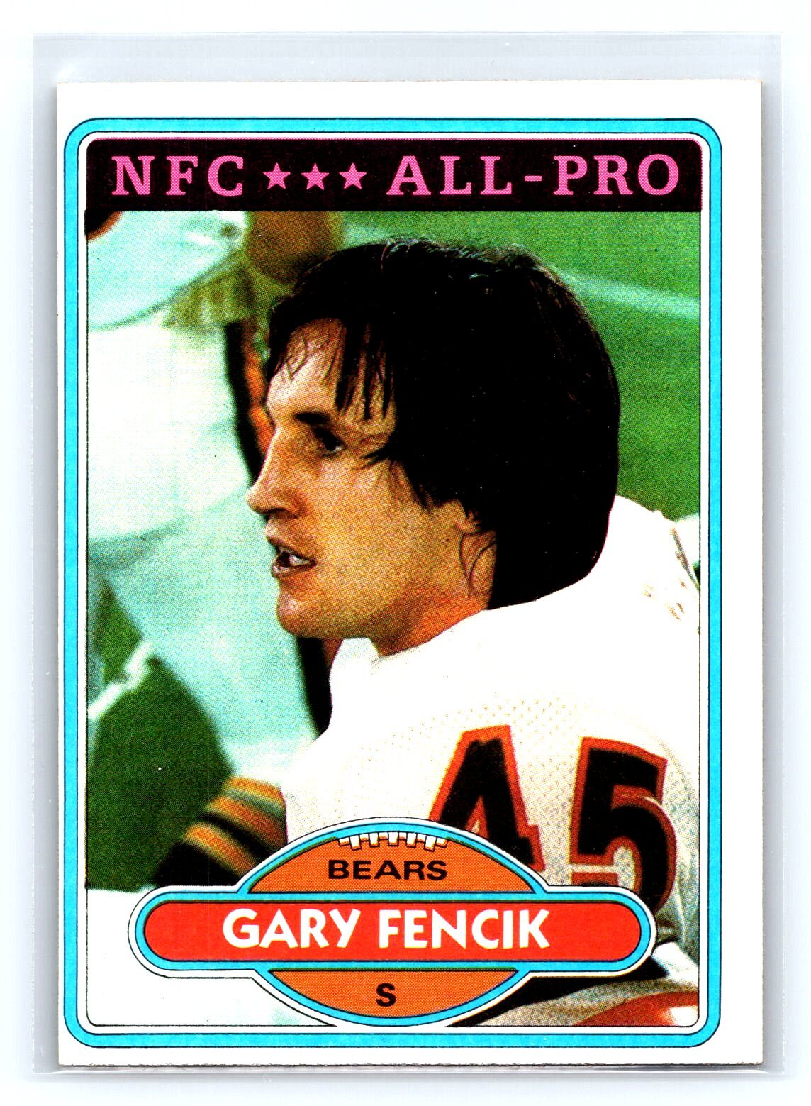 1980 Topps #380 Gary Fencik All Pro Chicago Bears High Grade | eBay