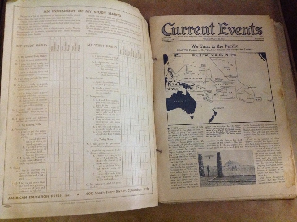 Current Events-" The National School Newspaper", Sept. 11, 1945 to May ...