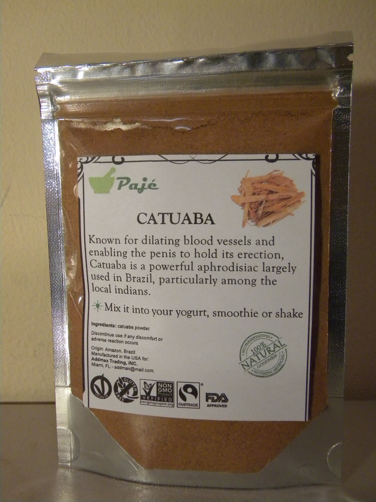 CATUABA tree bark 4oz powder - increase sexual power | eBay