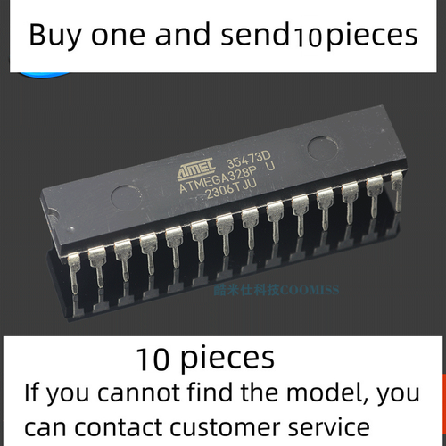 10 piece set ATMEGA328P-PU DIP-28 8 bit microcontroller 32KB 1.8V~ 5.5V ...