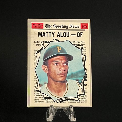 Matty Alou 1970 Topps Pittsburgh Pirates #460 Set Break Vintage LOOK ...